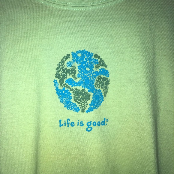 Life Is Good | Tops | Life Is Good Earth Green Long Sleeve Tshirt ...